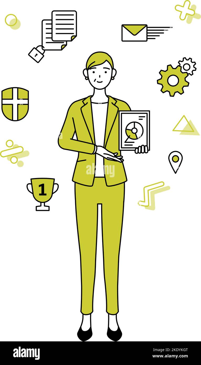 Image of digital transformation,simple line drawing illustration of a ...