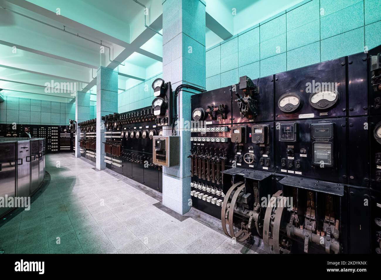 Battersea Control Room - Battersea Power Station Stock Photo - Alamy