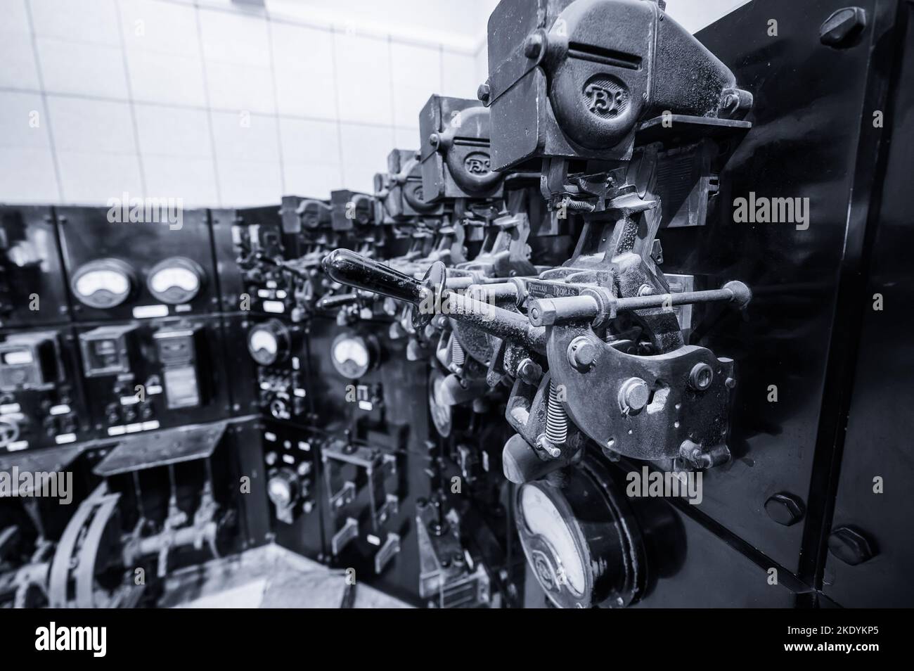 Battersea Control Room - Battersea Power Station Stock Photo - Alamy