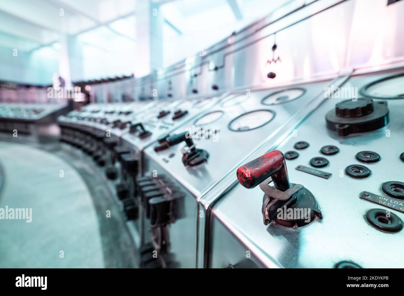 Battersea Control Room - Battersea Power Station Stock Photo - Alamy