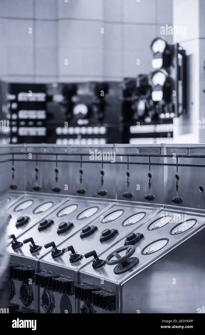 Battersea Control Room - Battersea Power Station Stock Photo - Alamy