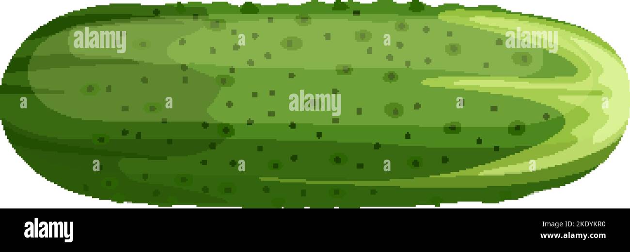 cucumber food cartoon vector illustration Stock Vector Image & Art - Alamy