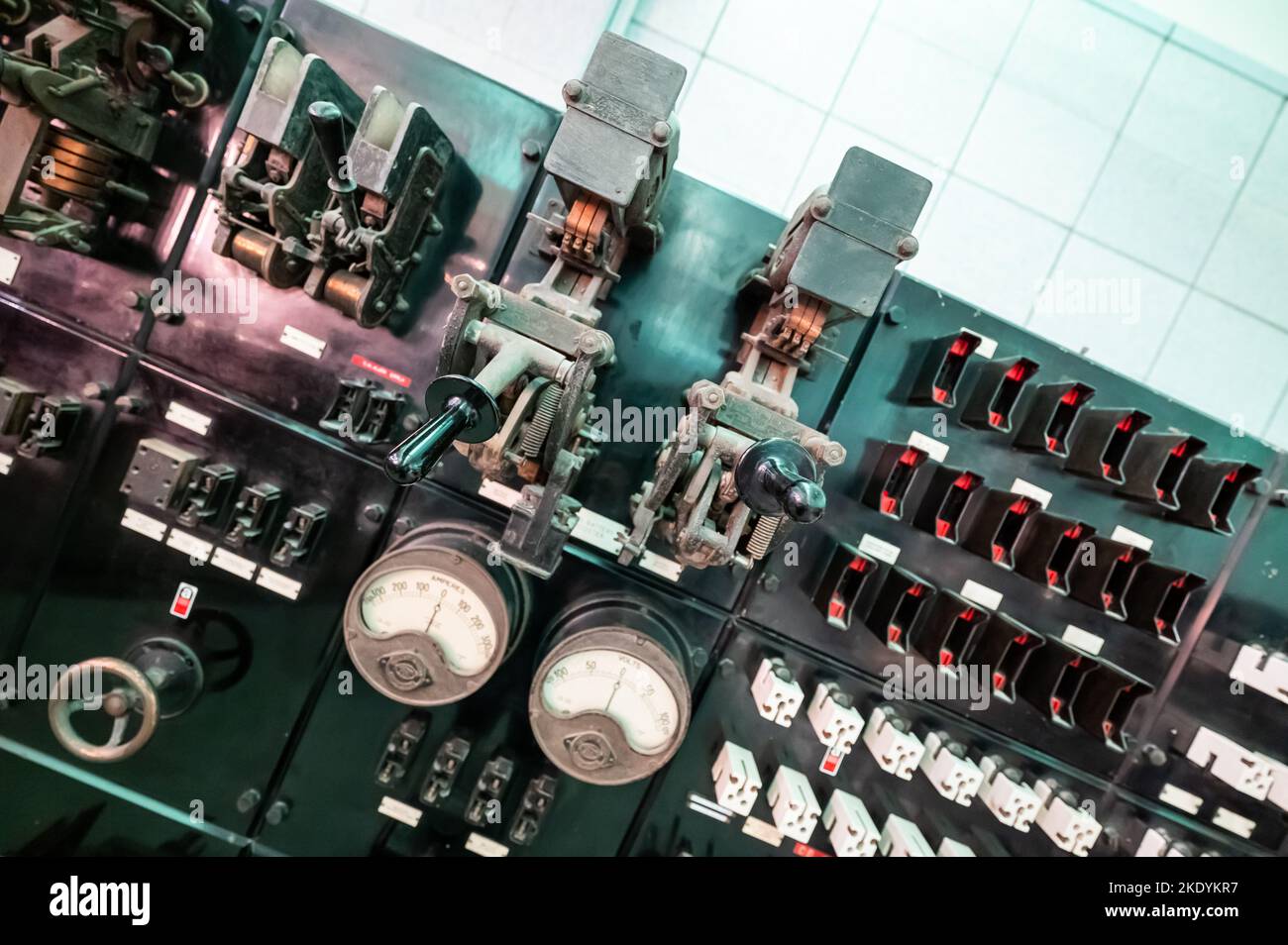 Battersea Control Room - Battersea Power Station Stock Photo - Alamy