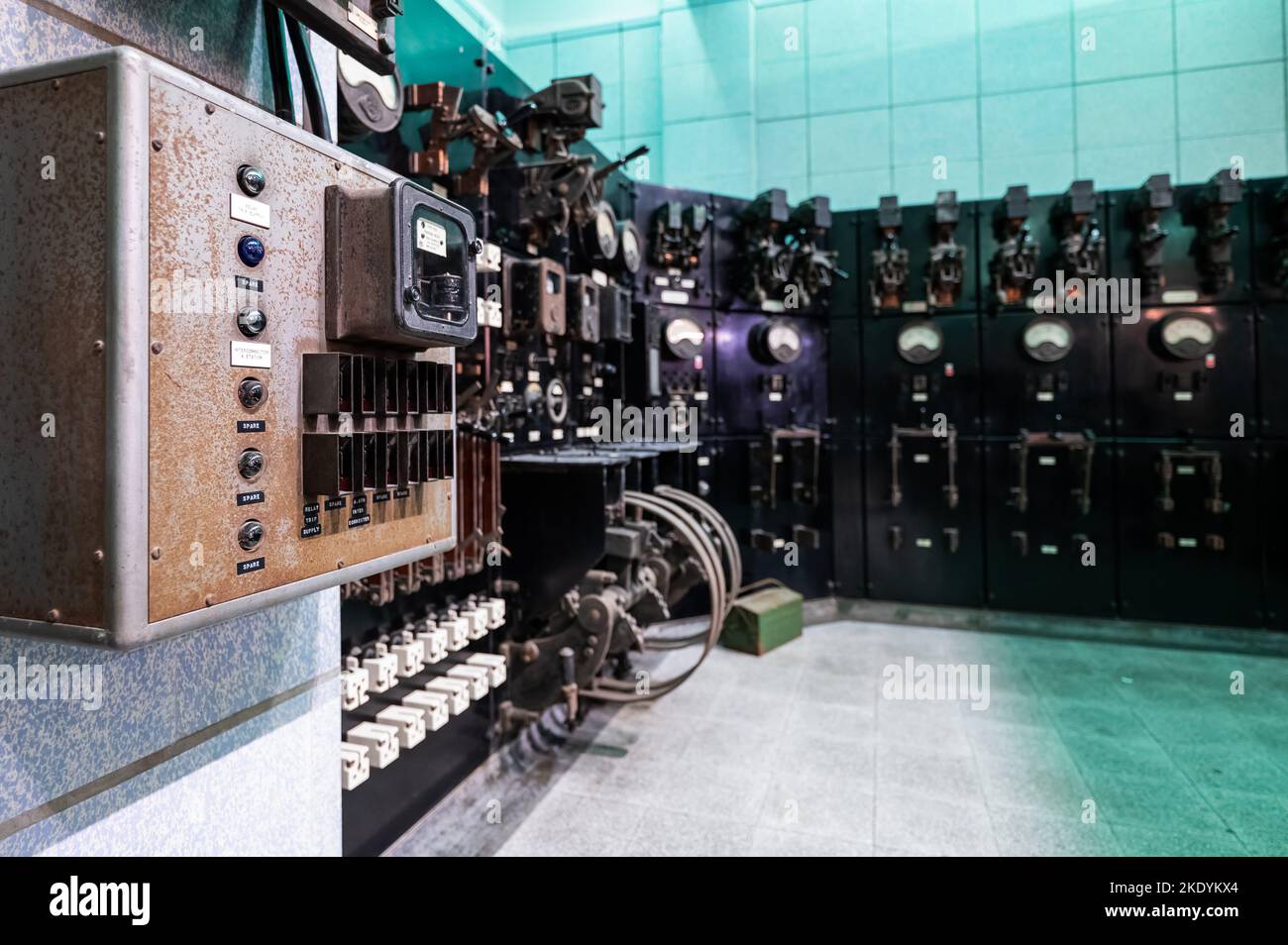 Battersea Control Room - Battersea Power Station Stock Photo - Alamy