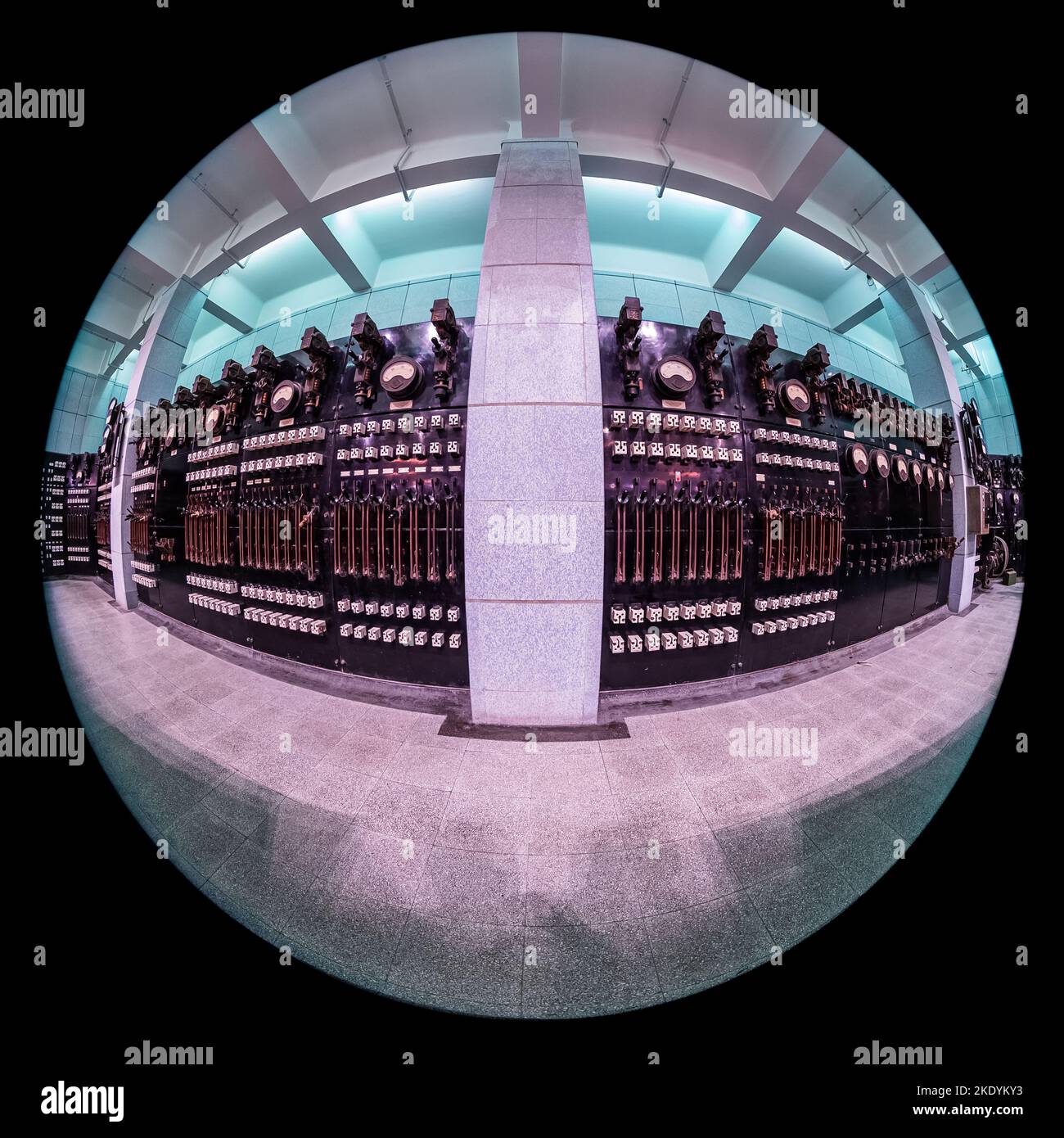 Battersea Control Room - Battersea Power Station Stock Photo - Alamy