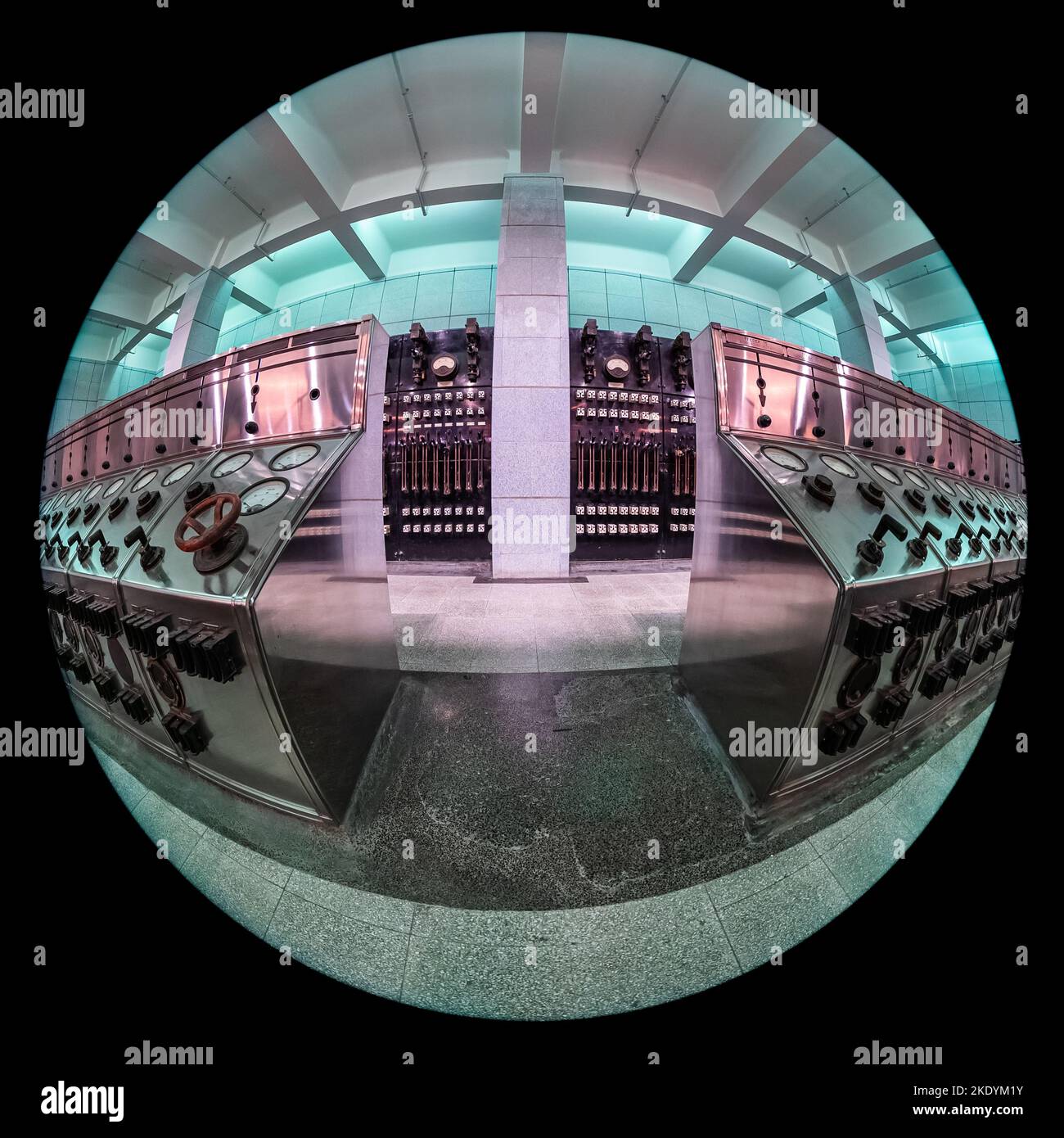 Battersea Control Room - Battersea Power Station Stock Photo - Alamy