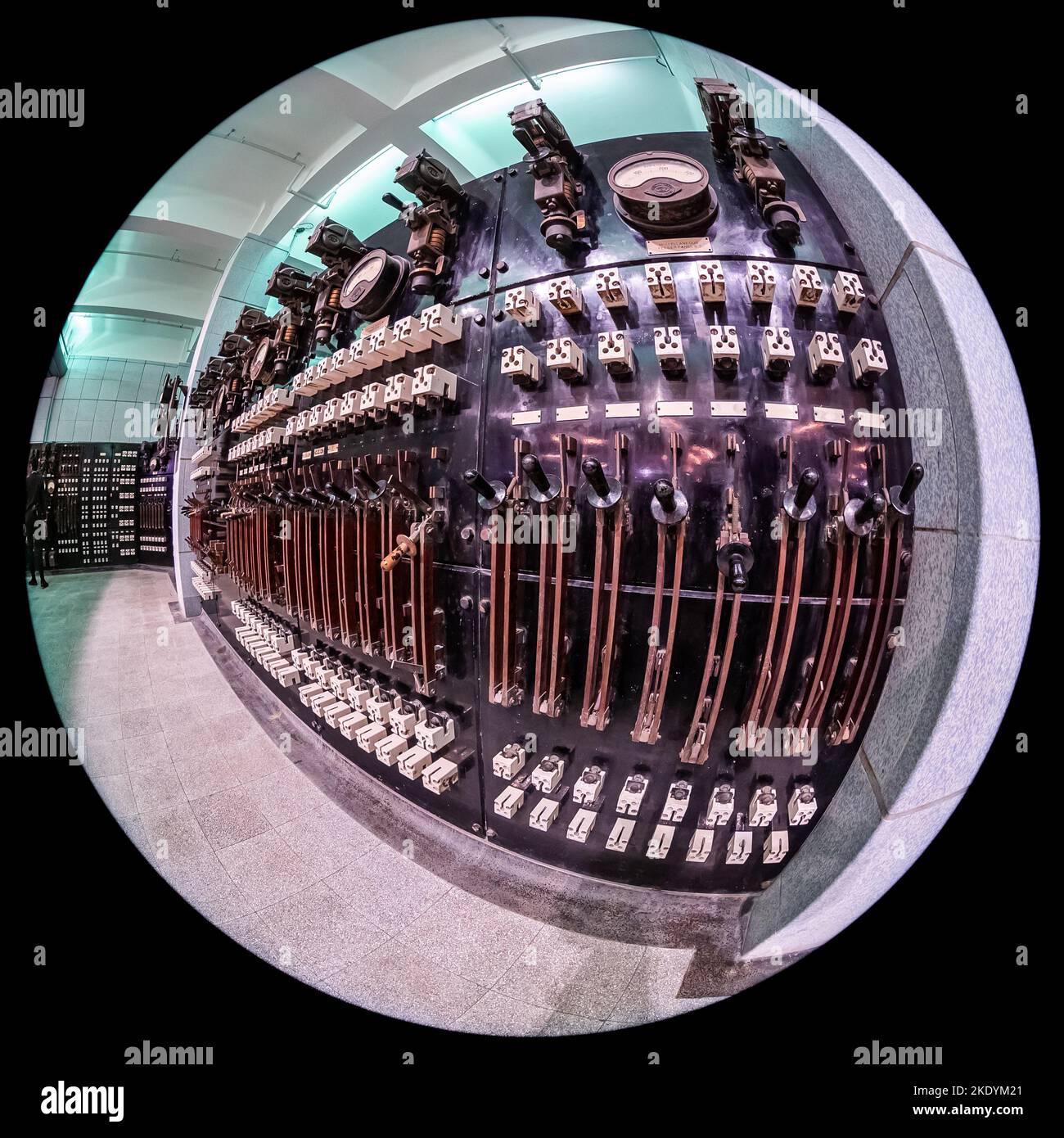 Battersea Control Room - Battersea Power Station Stock Photo - Alamy