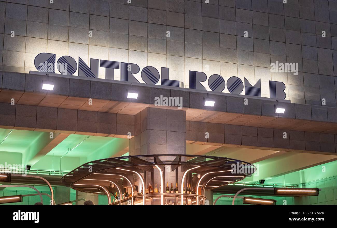 Battersea Control Room - Battersea Power Station Stock Photo - Alamy