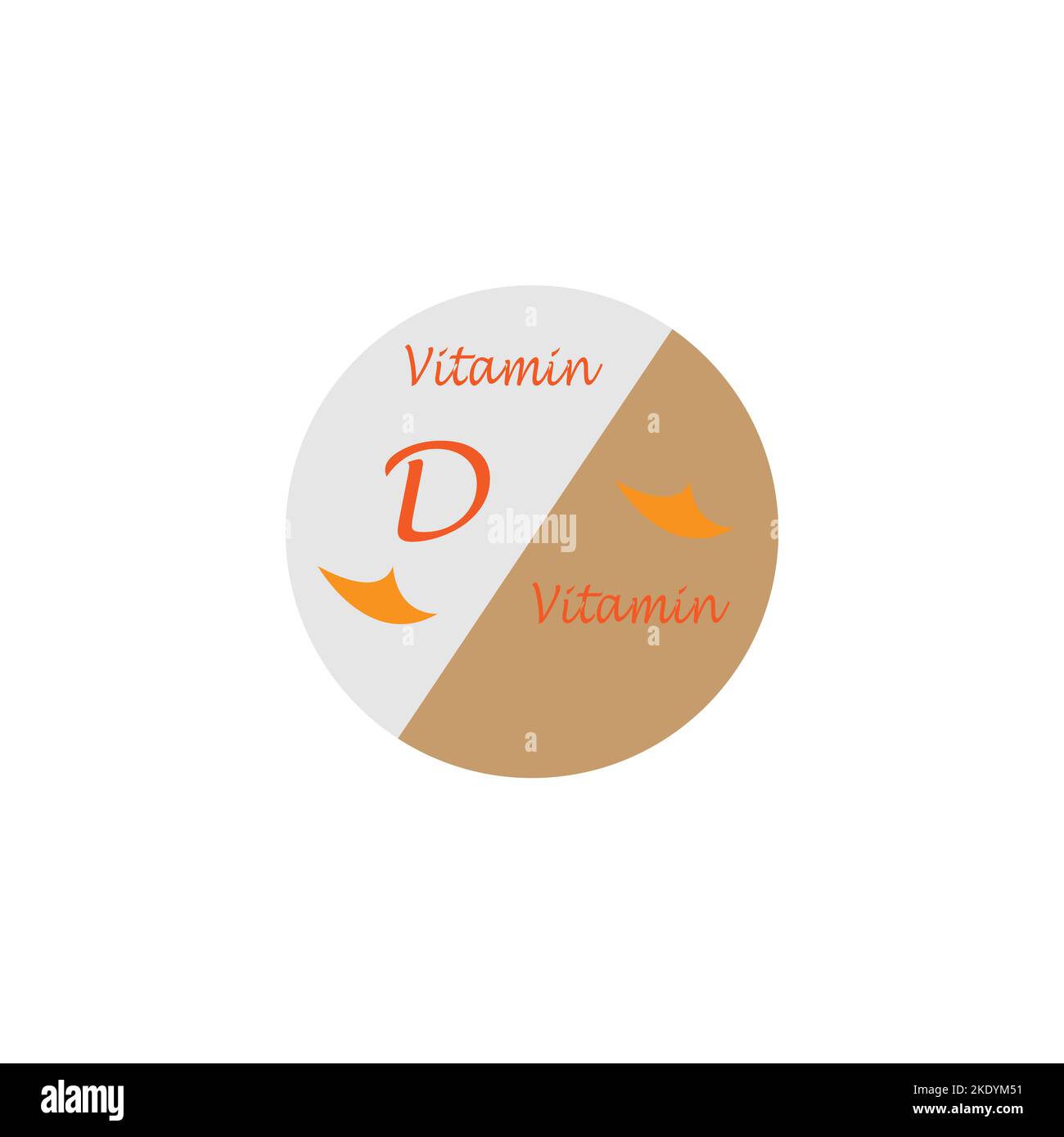 A vitamin D pill icon isolated on white background Stock Vector Image ...