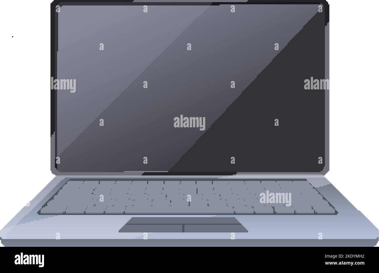 laptop screen cartoon vector illustration Stock Vector Image & Art - Alamy