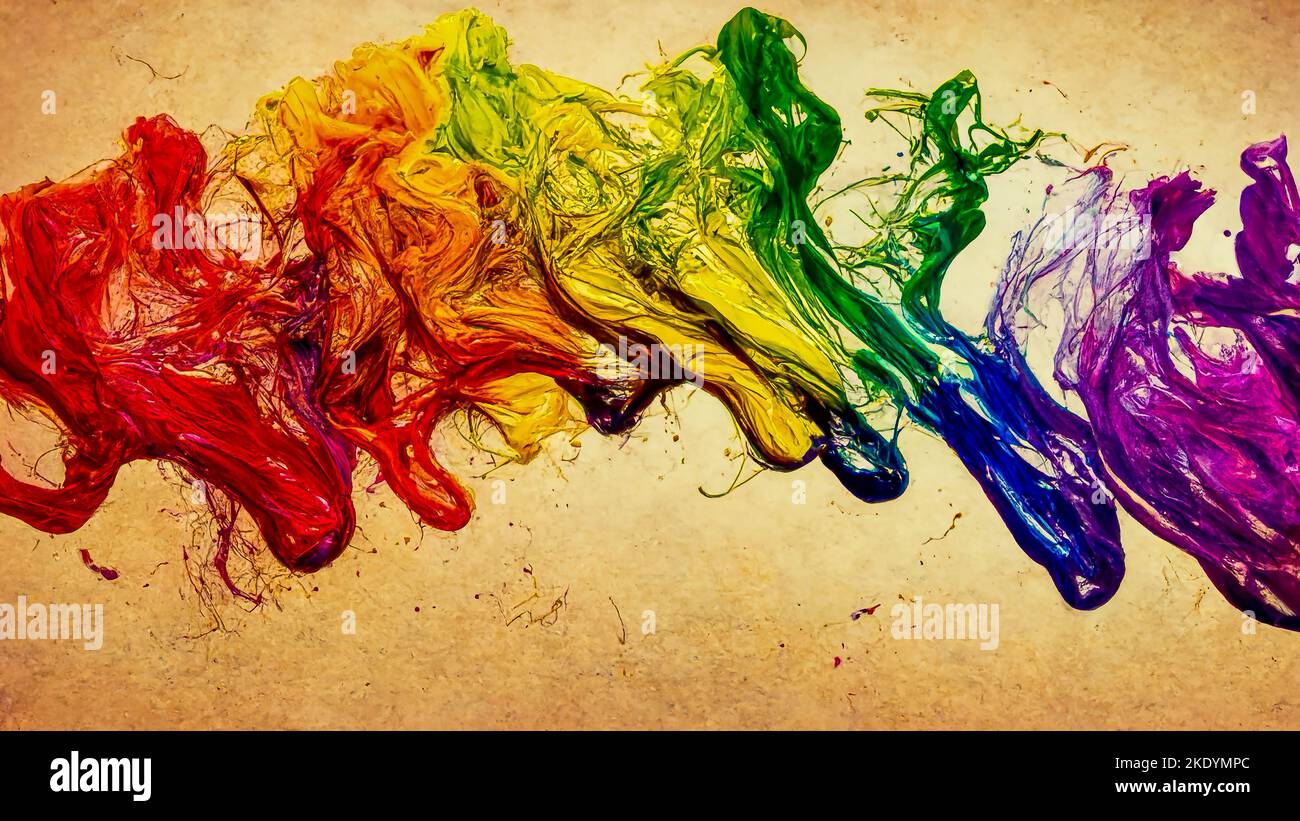 Abstract splash background in color Stock Photo - Alamy