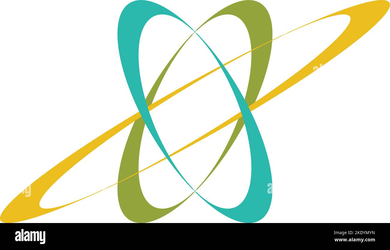 A vector illustration of abstract geometric shapes on a white ...