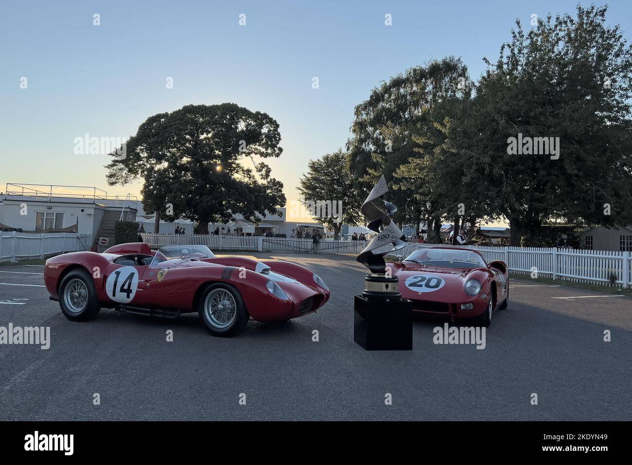 Le Mans Centenary Trophy, Ferrari 250 TR58 winning car in 1958, and the ...