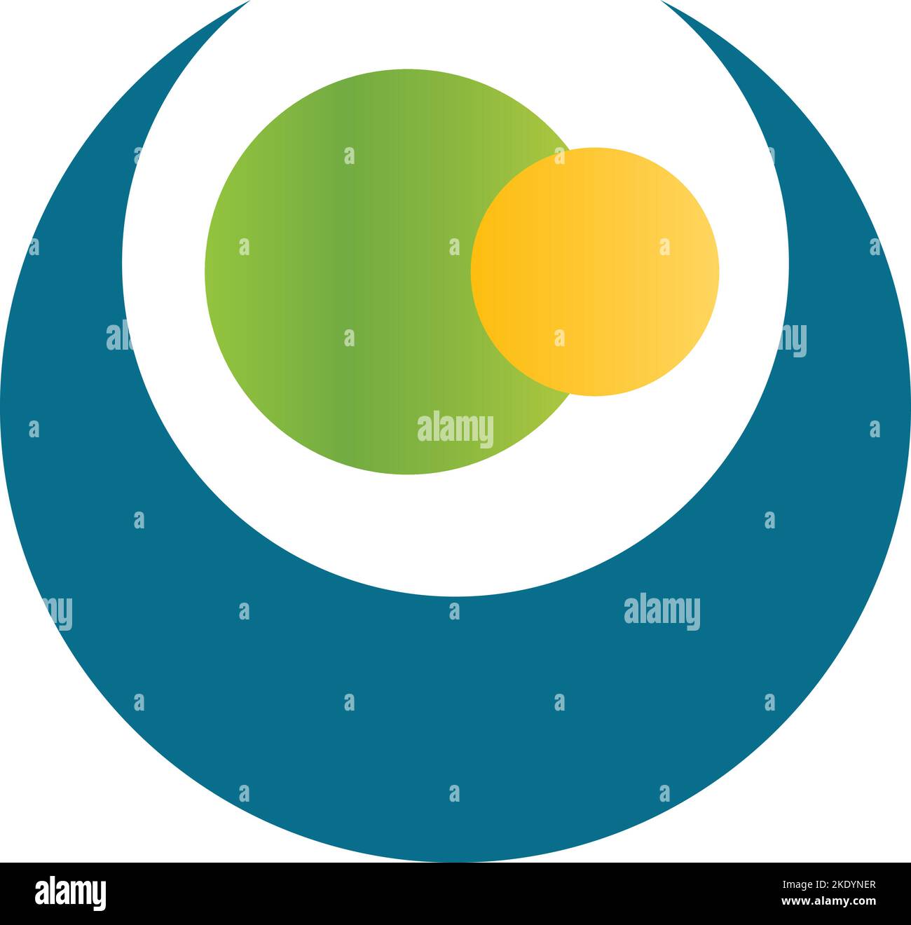 A vector illustration of different geometric shapes on a white ...