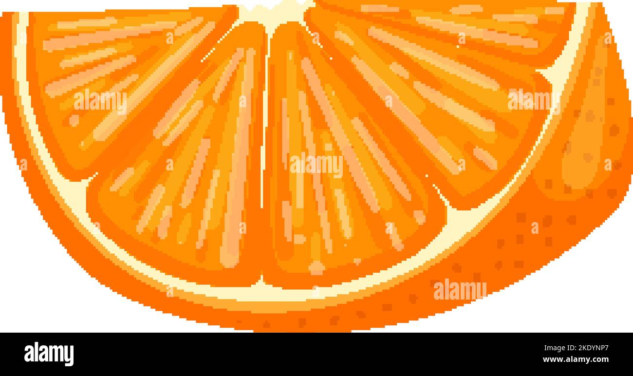 orange slice cartoon vector illustration Stock Vector Image & Art - Alamy