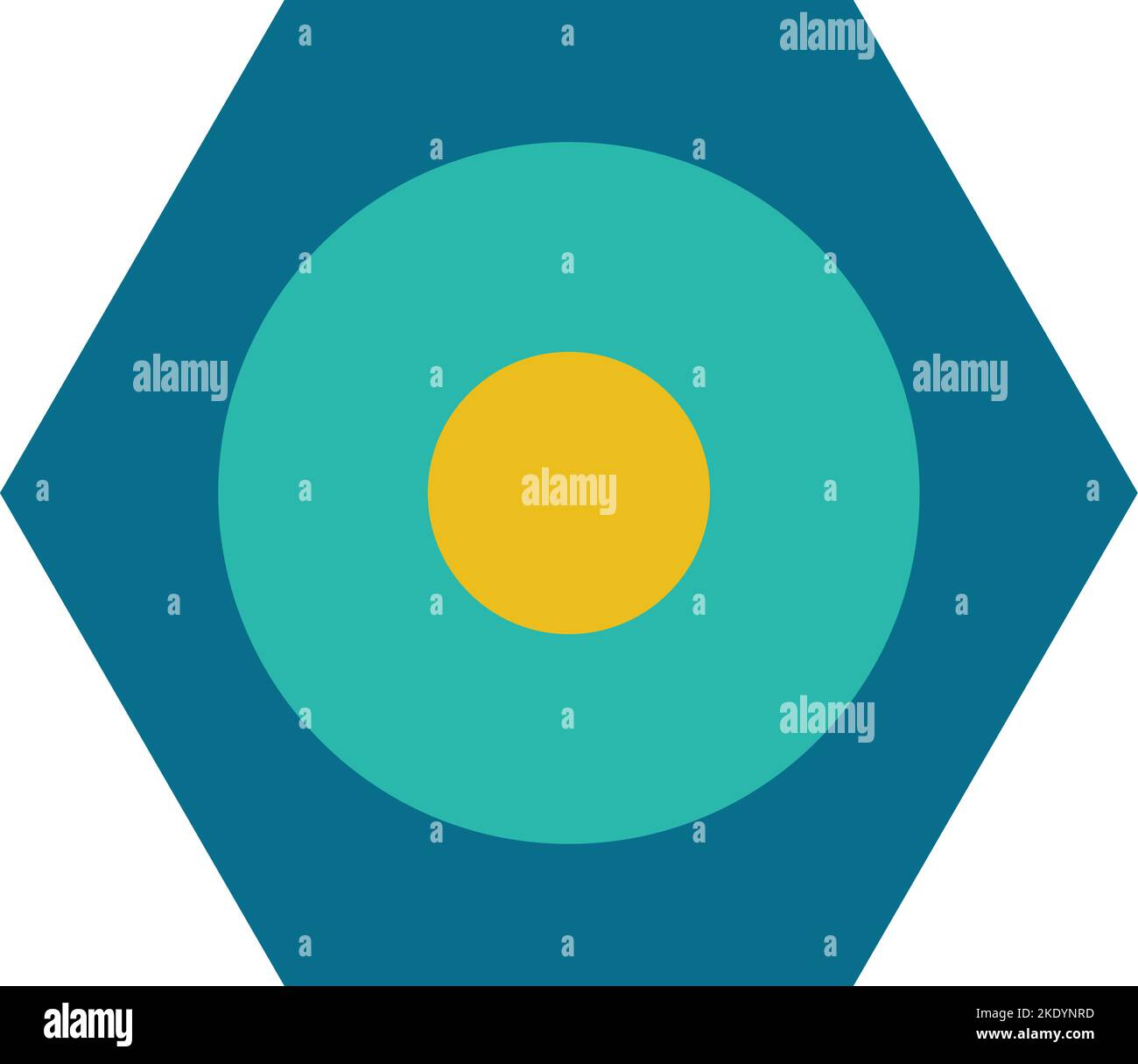A vector illustration of geometric shapes on a white background for a ...