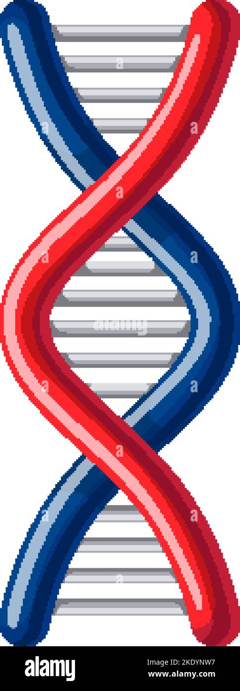 dna science cartoon vector illustration Stock Vector Image & Art - Alamy