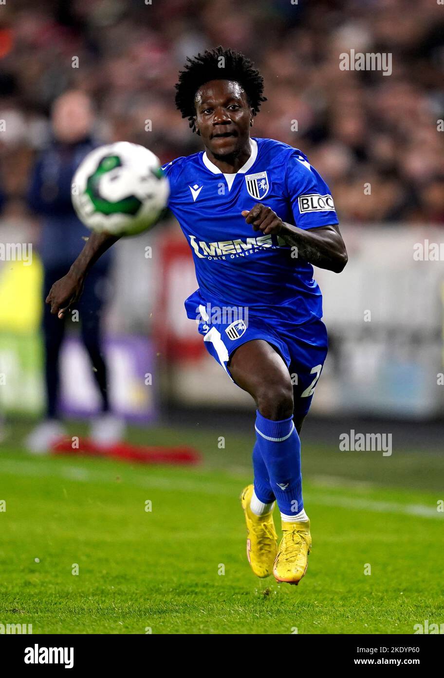 Gillingham's Jordan Green during the Carabao Cup third round match at ...