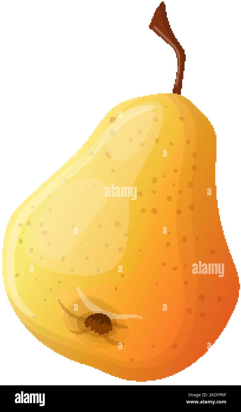 pear food cartoon vector illustration Stock Vector Image & Art - Alamy