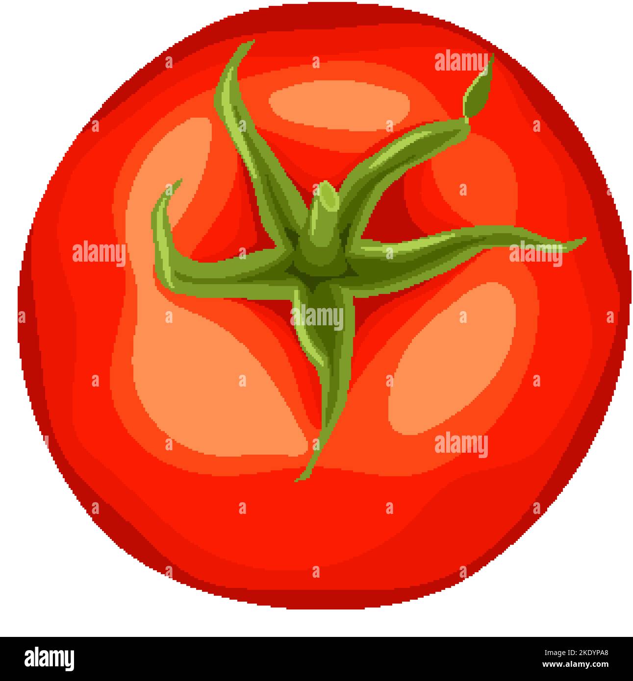 tomato food cartoon vector illustration Stock Vector Image & Art - Alamy