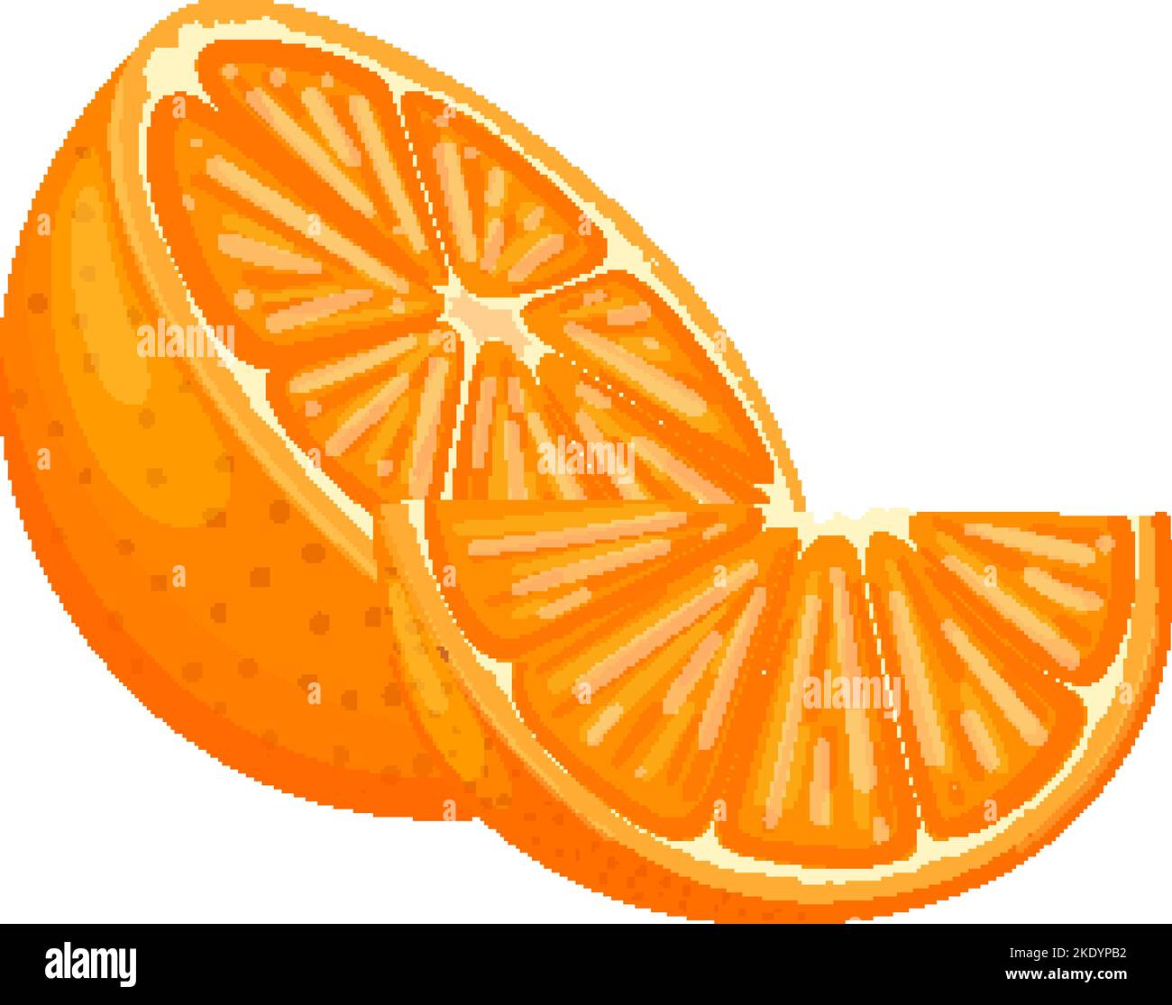 orange ripe cartoon vector illustration Stock Vector Image & Art - Alamy