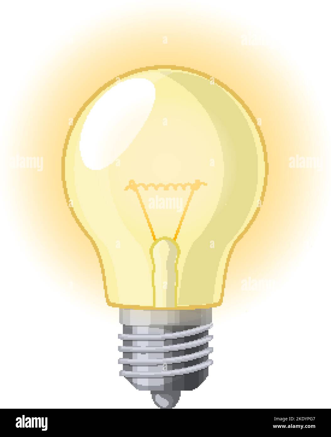 bulb idea cartoon vector illustration Stock Vector Image & Art - Alamy