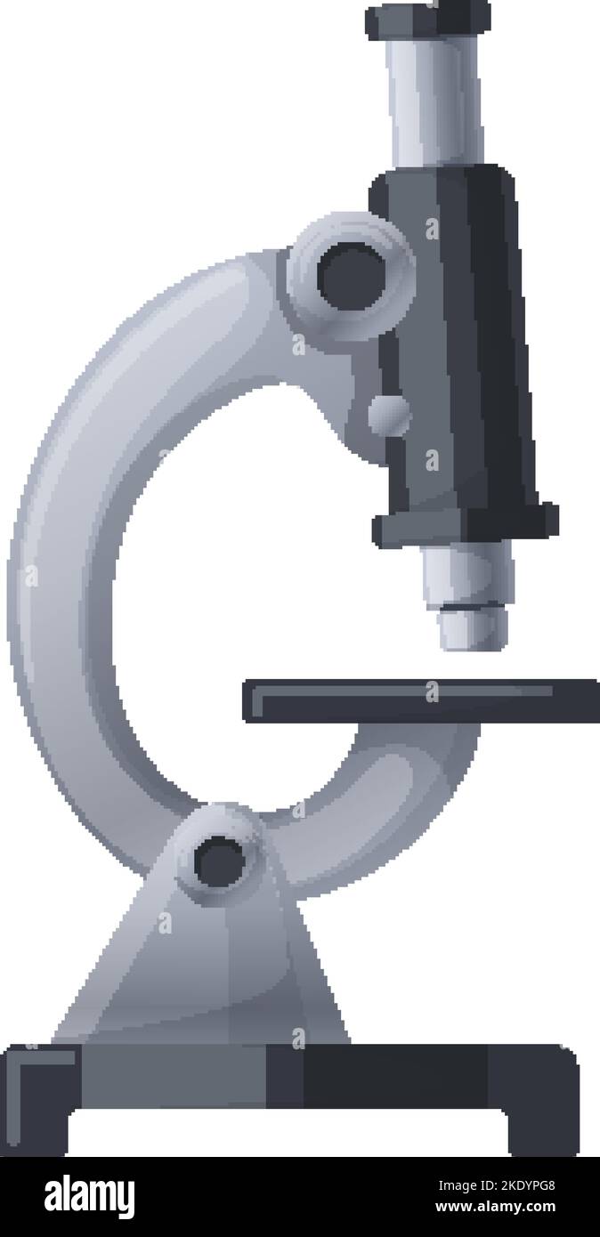 microscope lab cartoon vector illustration Stock Vector Image & Art - Alamy