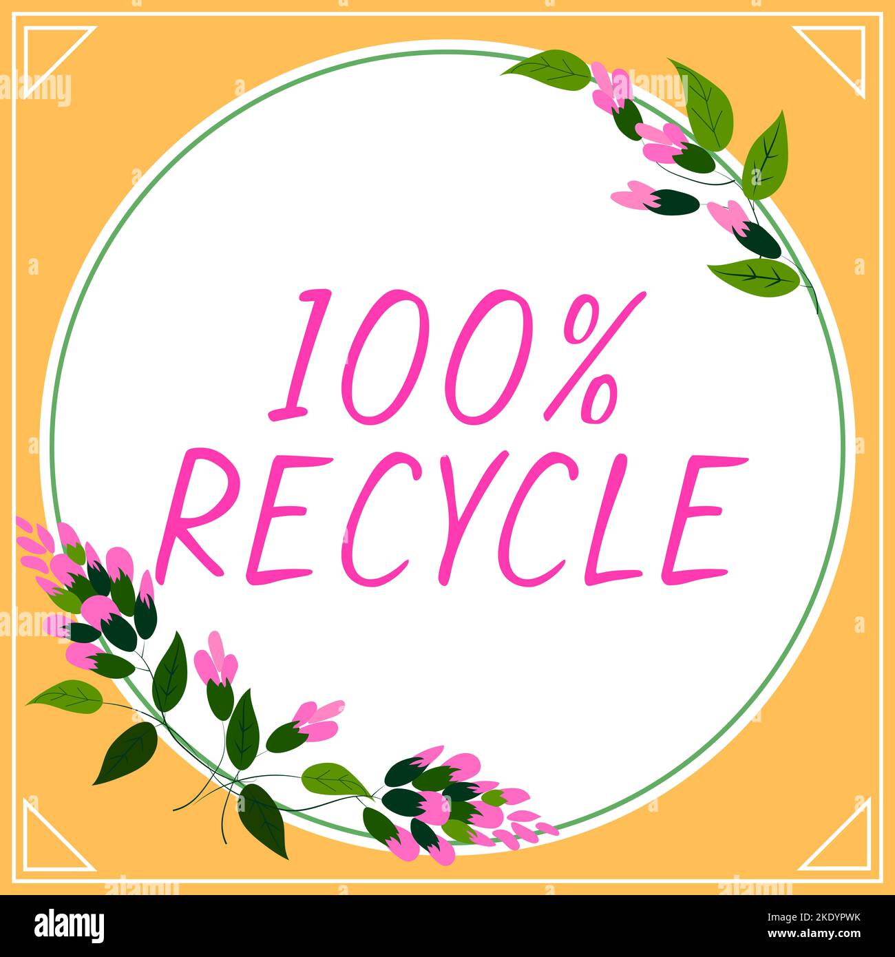 Conceptual display 100 Percent Recycle, Business overview Set of ...