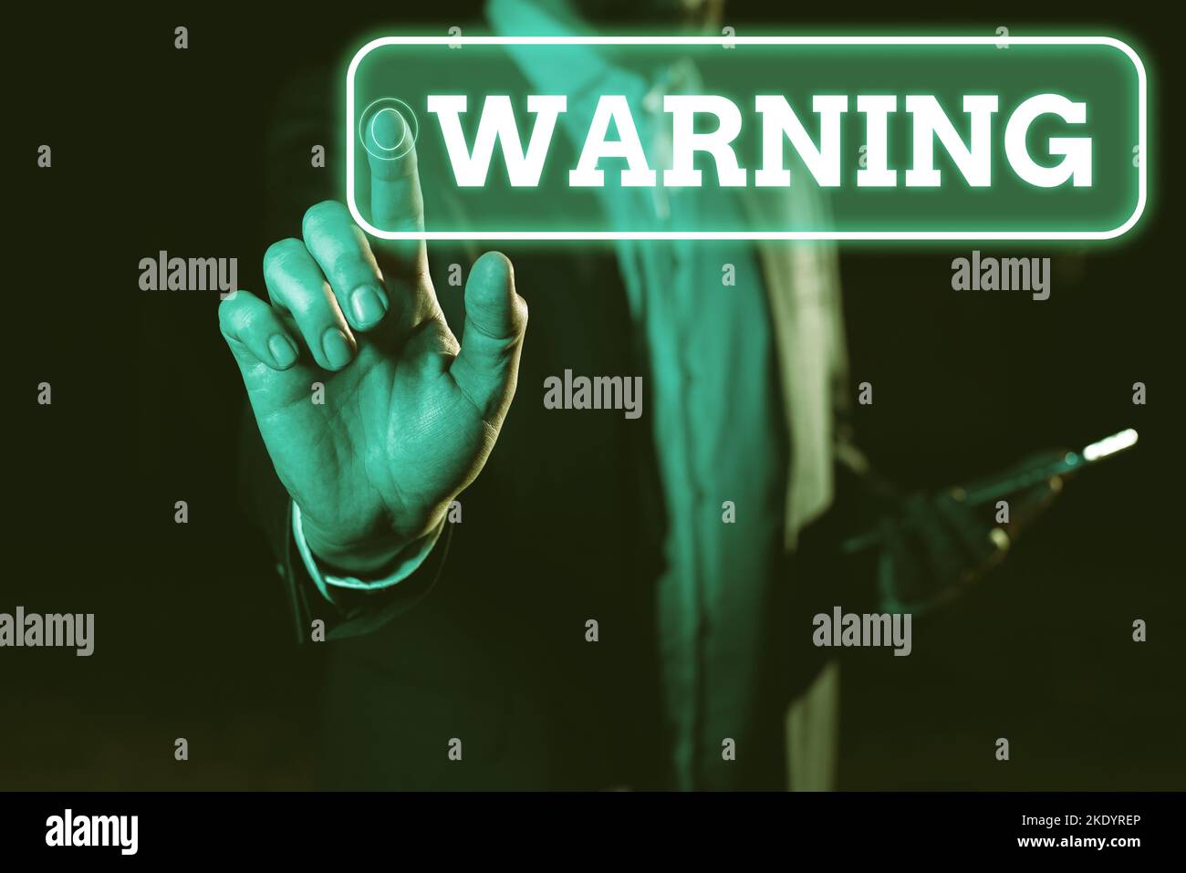 Conceptual display Warning, Business showcase statement or event that ...