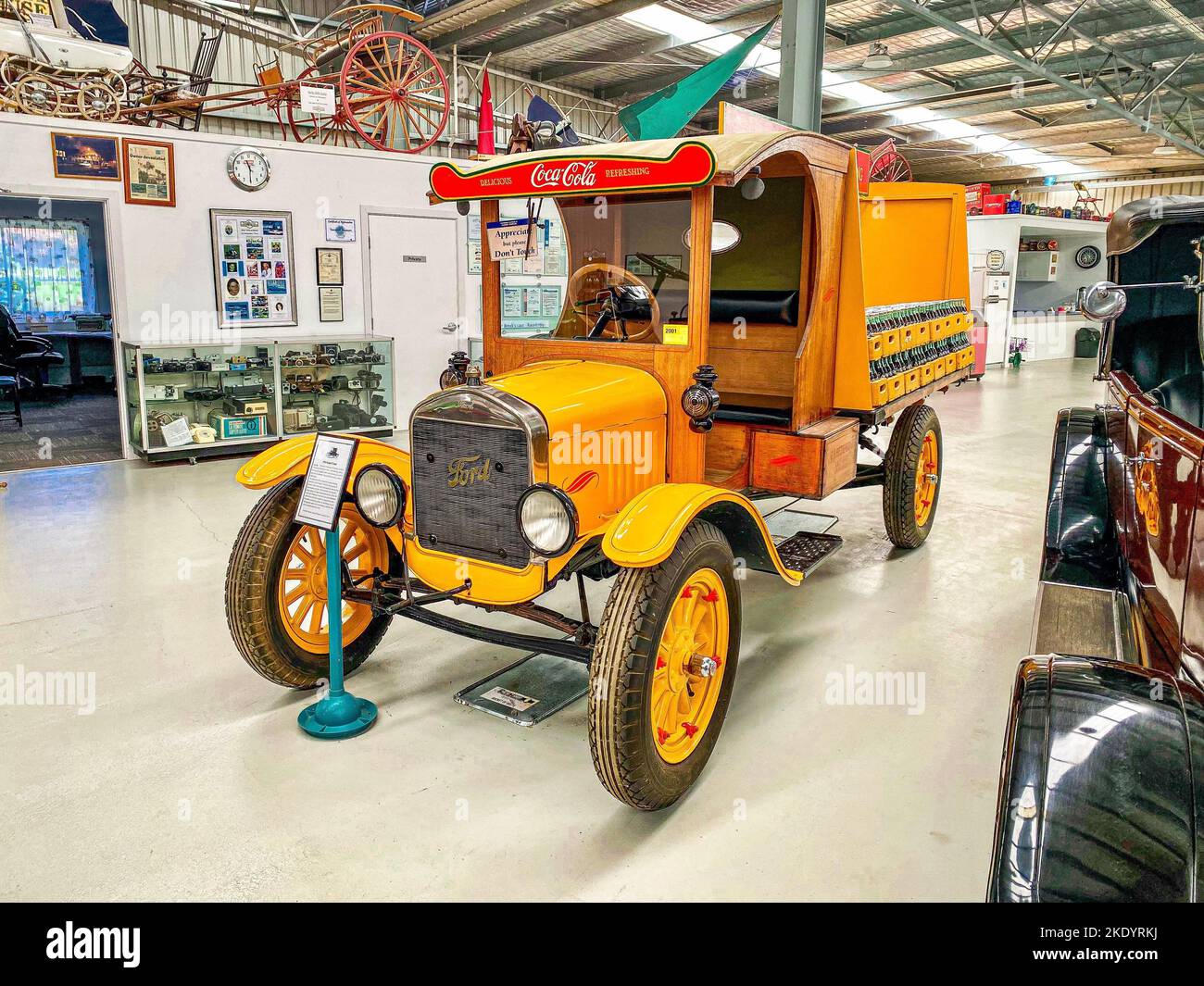 A beautiful shot of Coca Cola Model T Ford in National Transport Museum ...