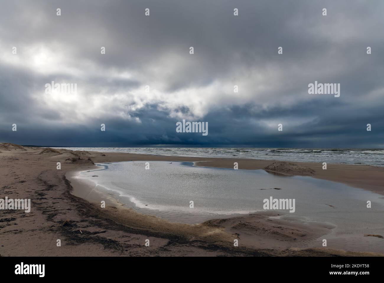 Stormy Baltic sea, Liepaja, Latvia Stock Photo - Alamy
