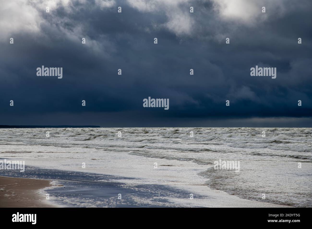 Stormy Baltic sea, Liepaja, Latvia Stock Photo - Alamy