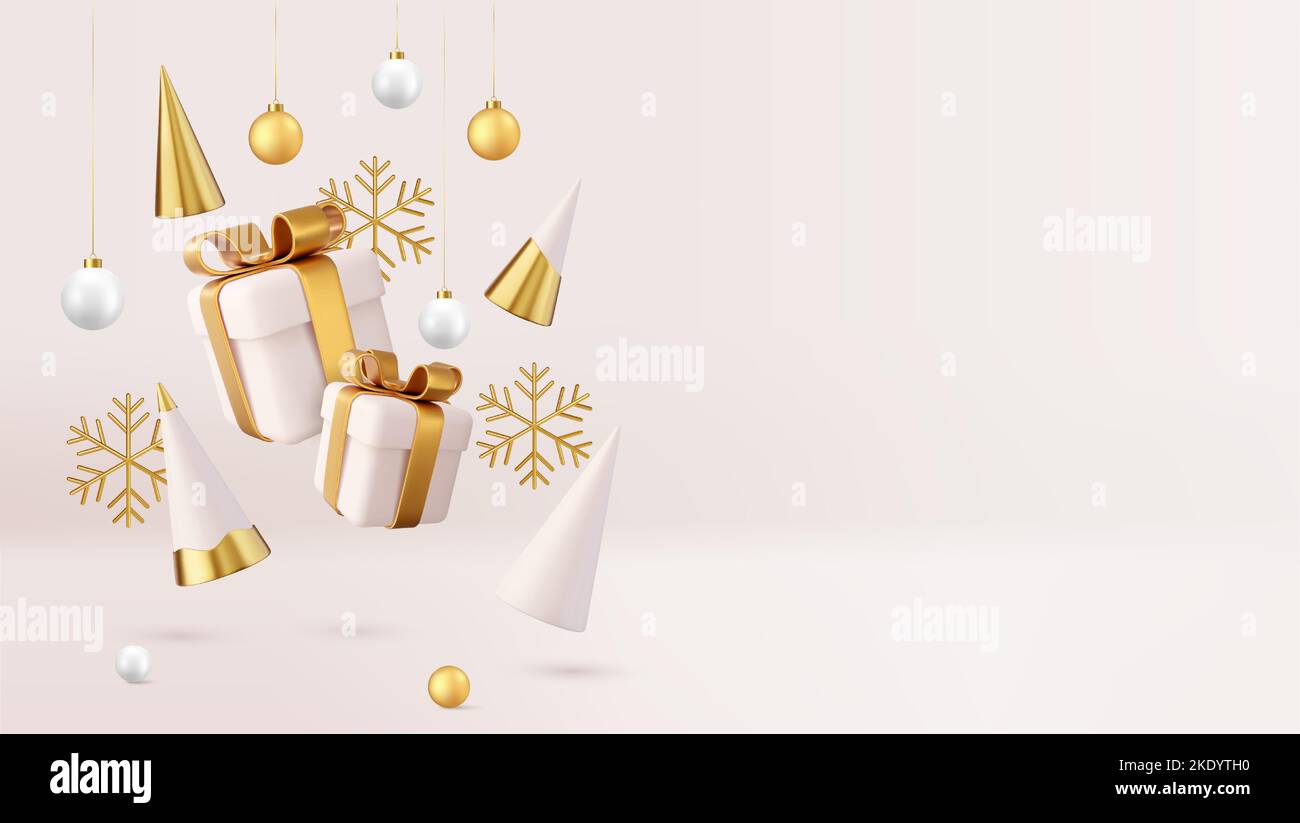 3d christmas design Stock Vector Image & Art - Alamy