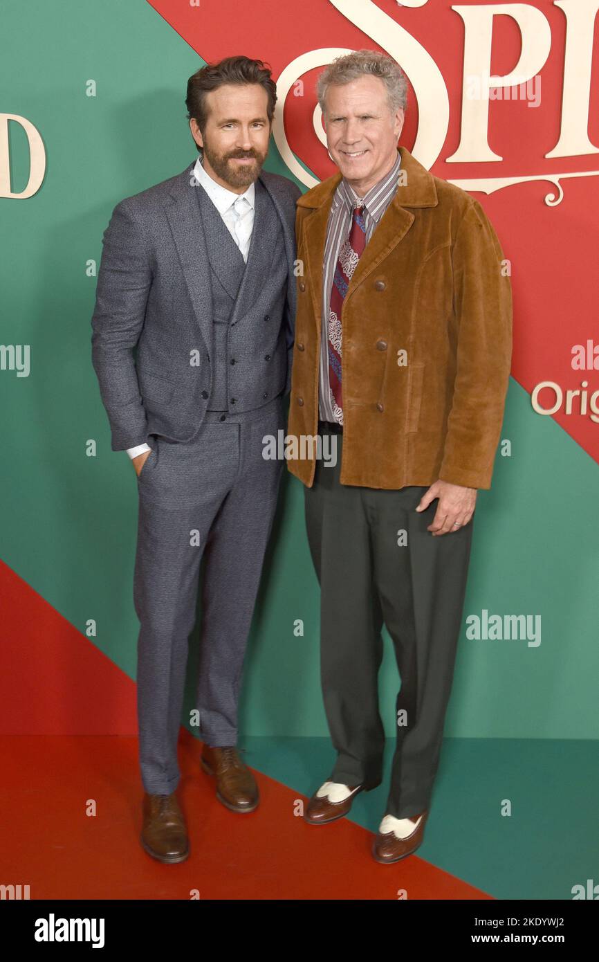 07 November 2022 - New York, New York - Ryan Reynolds and Will Ferrell ...