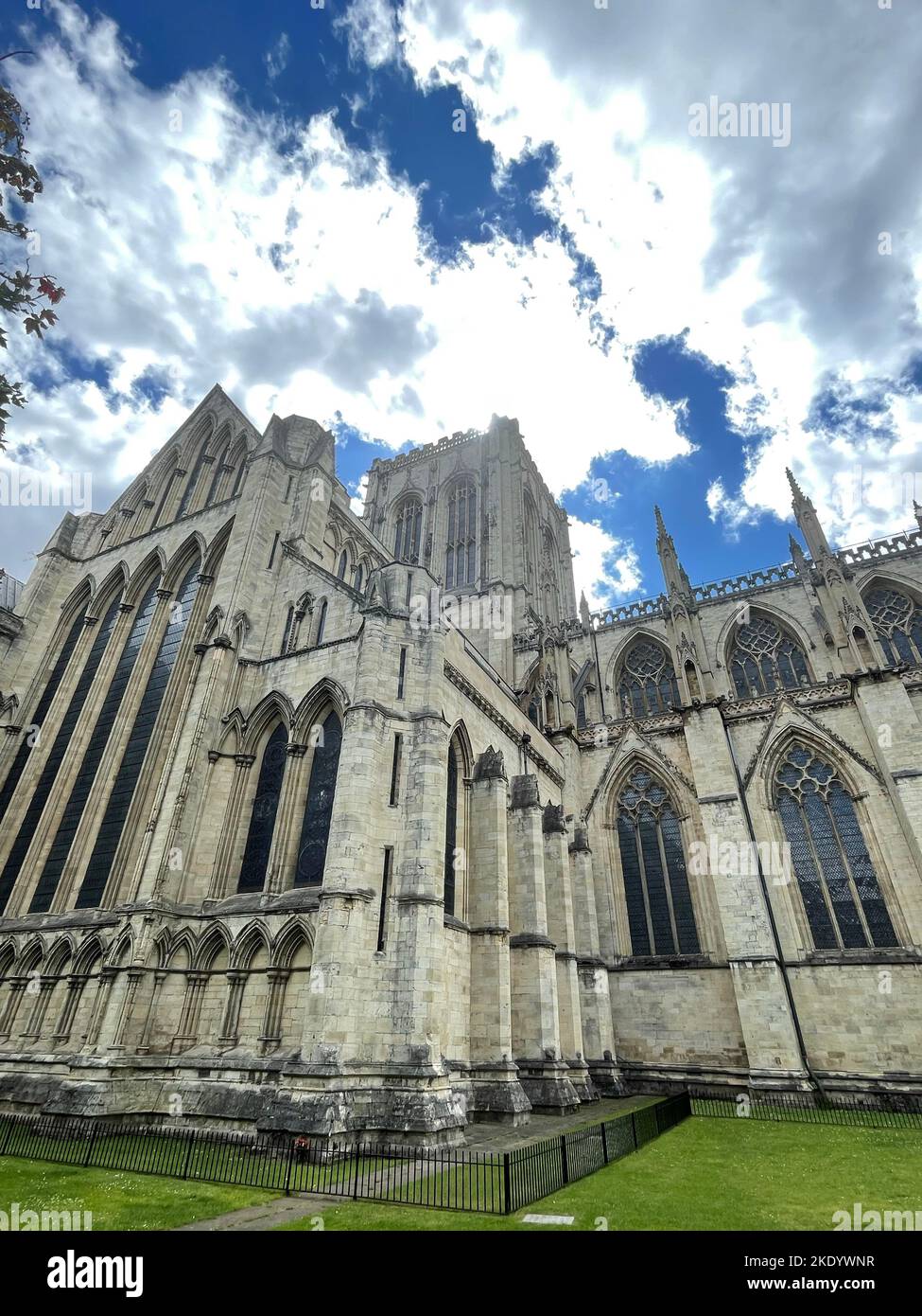 A low-angle shot of the York Minster building in York, North Yorkshire ...