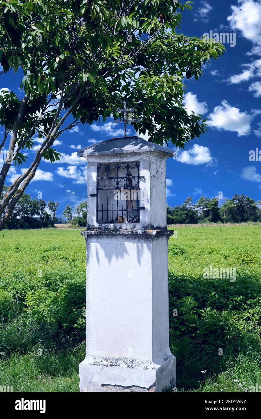 A miniature shrine surrounded by beautiful nature Stock Photo - Alamy