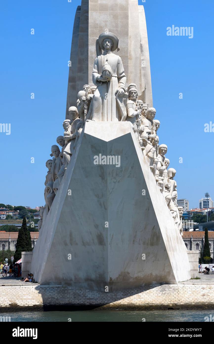 Monument to the Discoveries or Padrao dos Descobrimentos, Belem, Lisbon ...