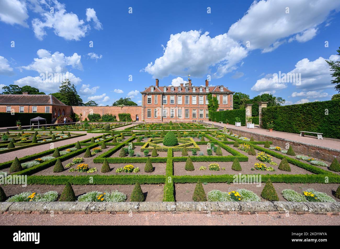 Hanbury Hall - National Trust Stock Photo - Alamy