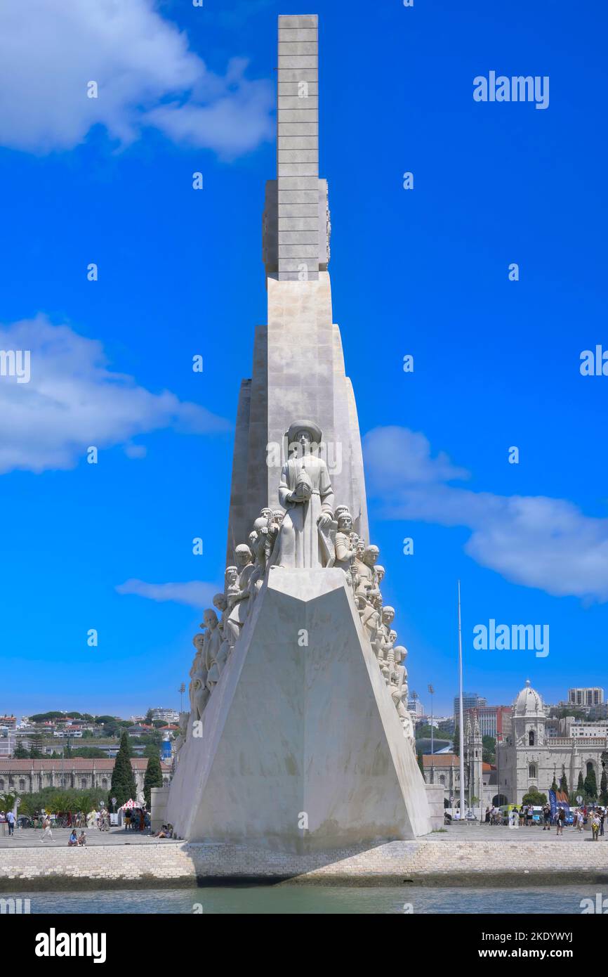 Monument to the Discoveries or Padrao dos Descobrimentos, Belem, Lisbon ...