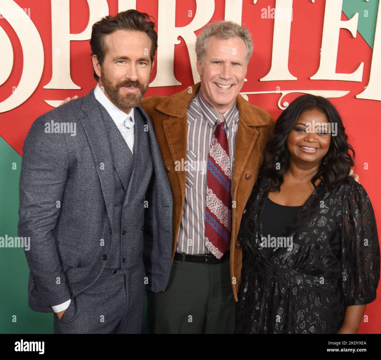 07 November 2022 - New York, New York - Ryan Reynolds, Will Ferrell and ...