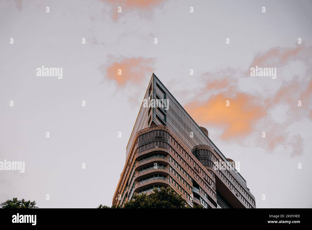 A low angle shot of a building top in Honolulu Stock Photo - Alamy