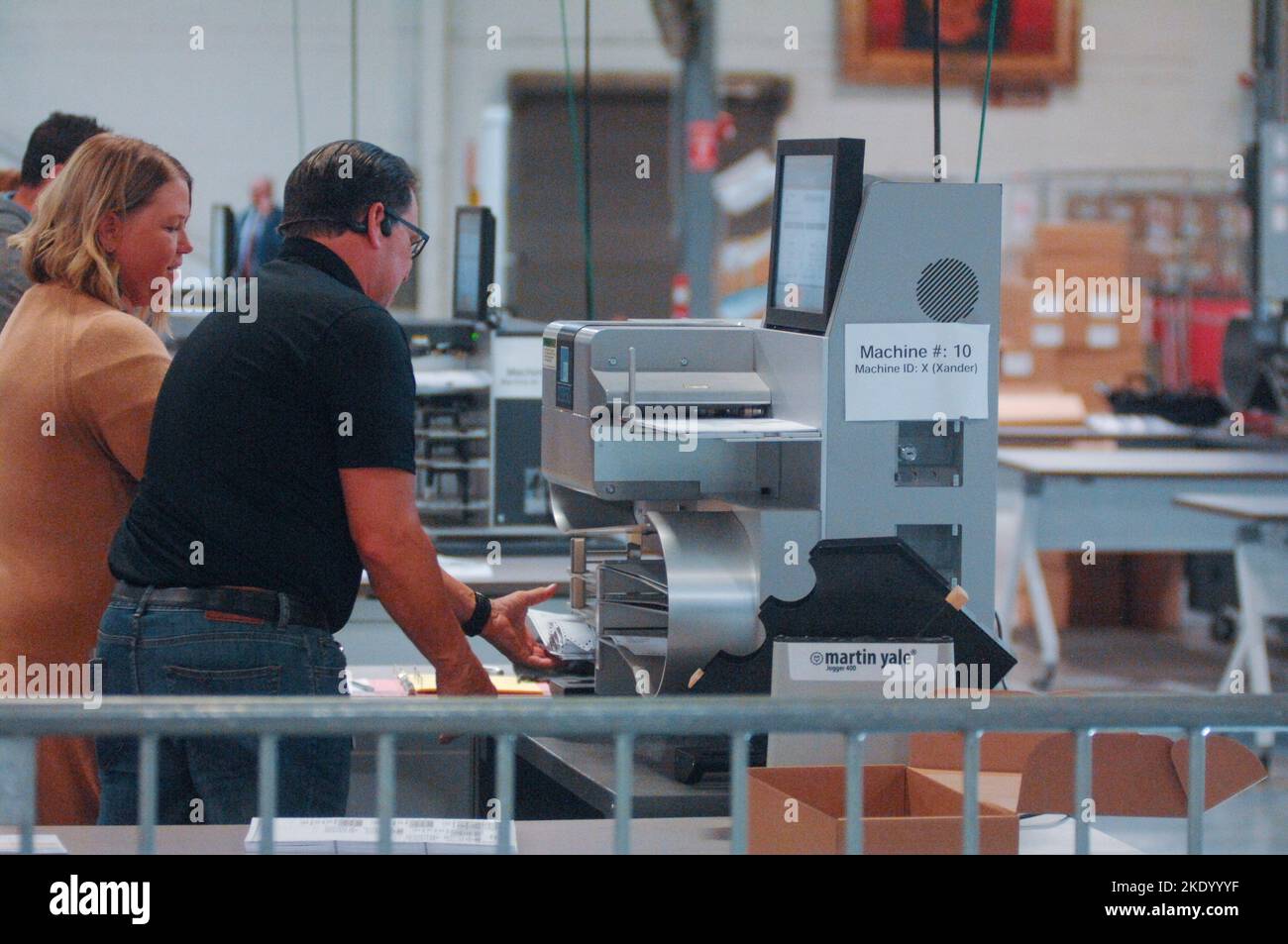 Ballot processing machine hi-res stock photography and images - Alamy
