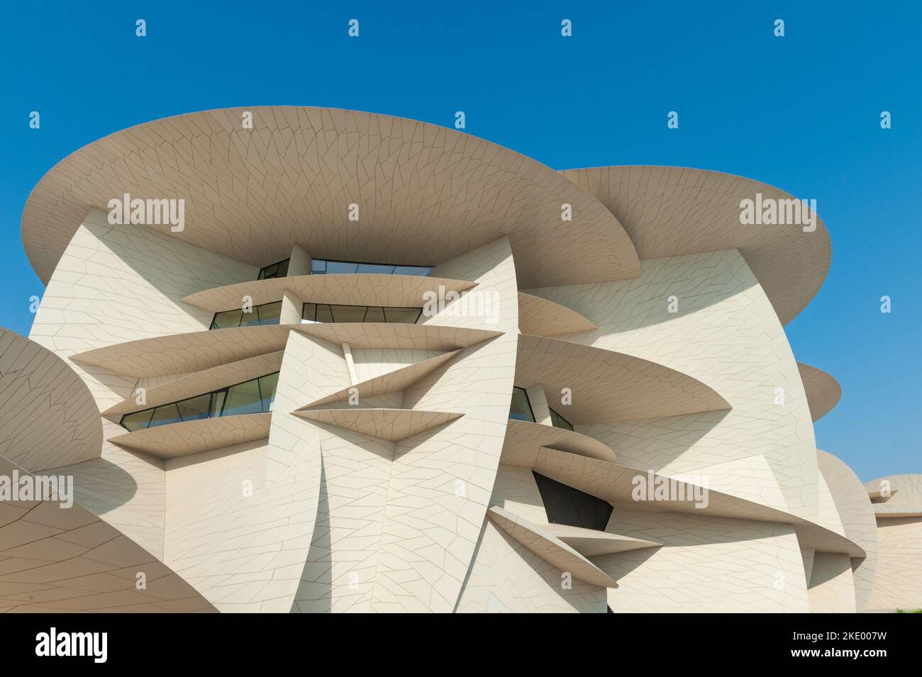 Doha, Qatar. September 21st 2019 National Museum of Qatar otherwise ...