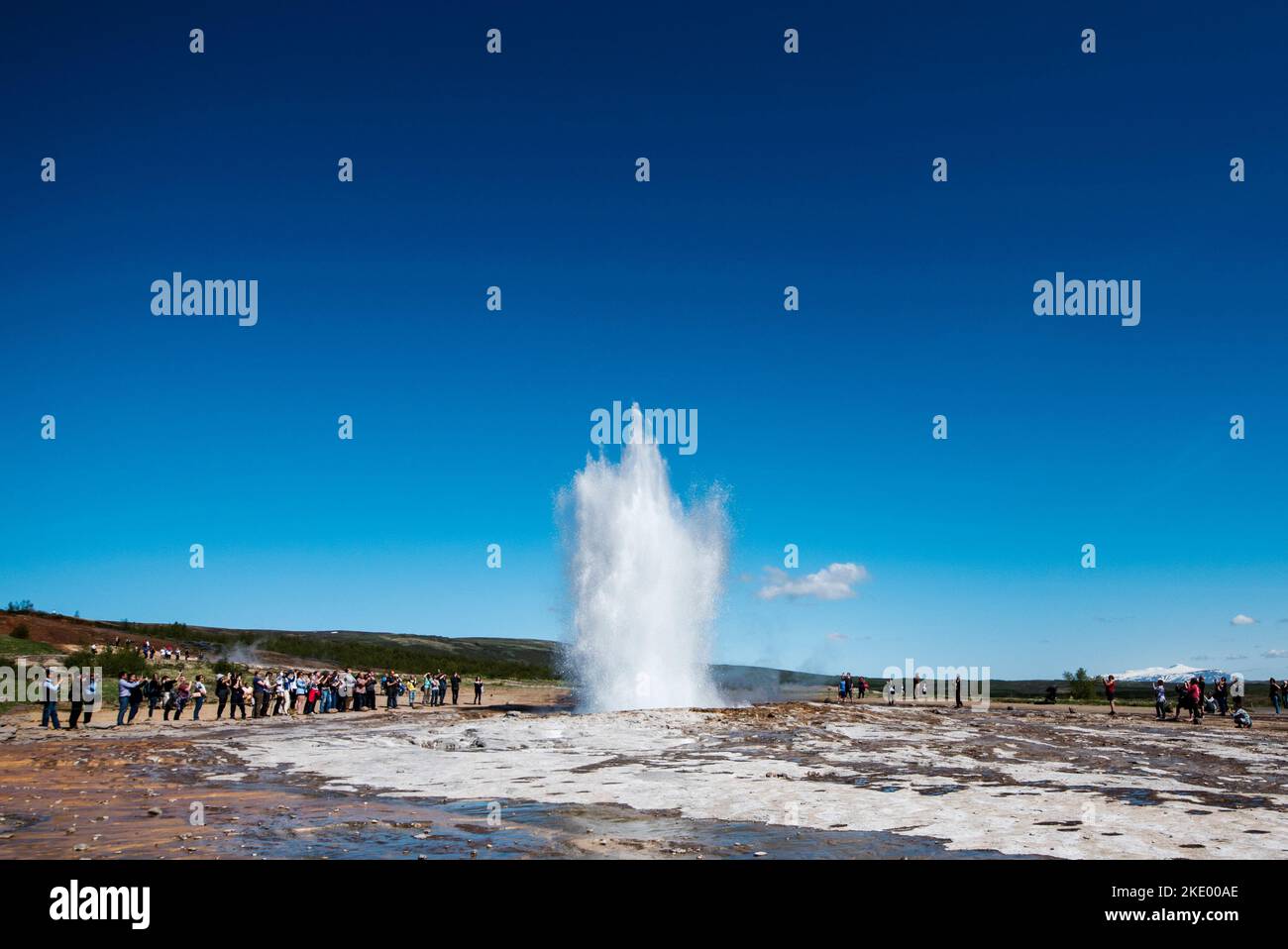 The Strokkur Geyser in Reykjavik, Iceland Stock Photo - Alamy