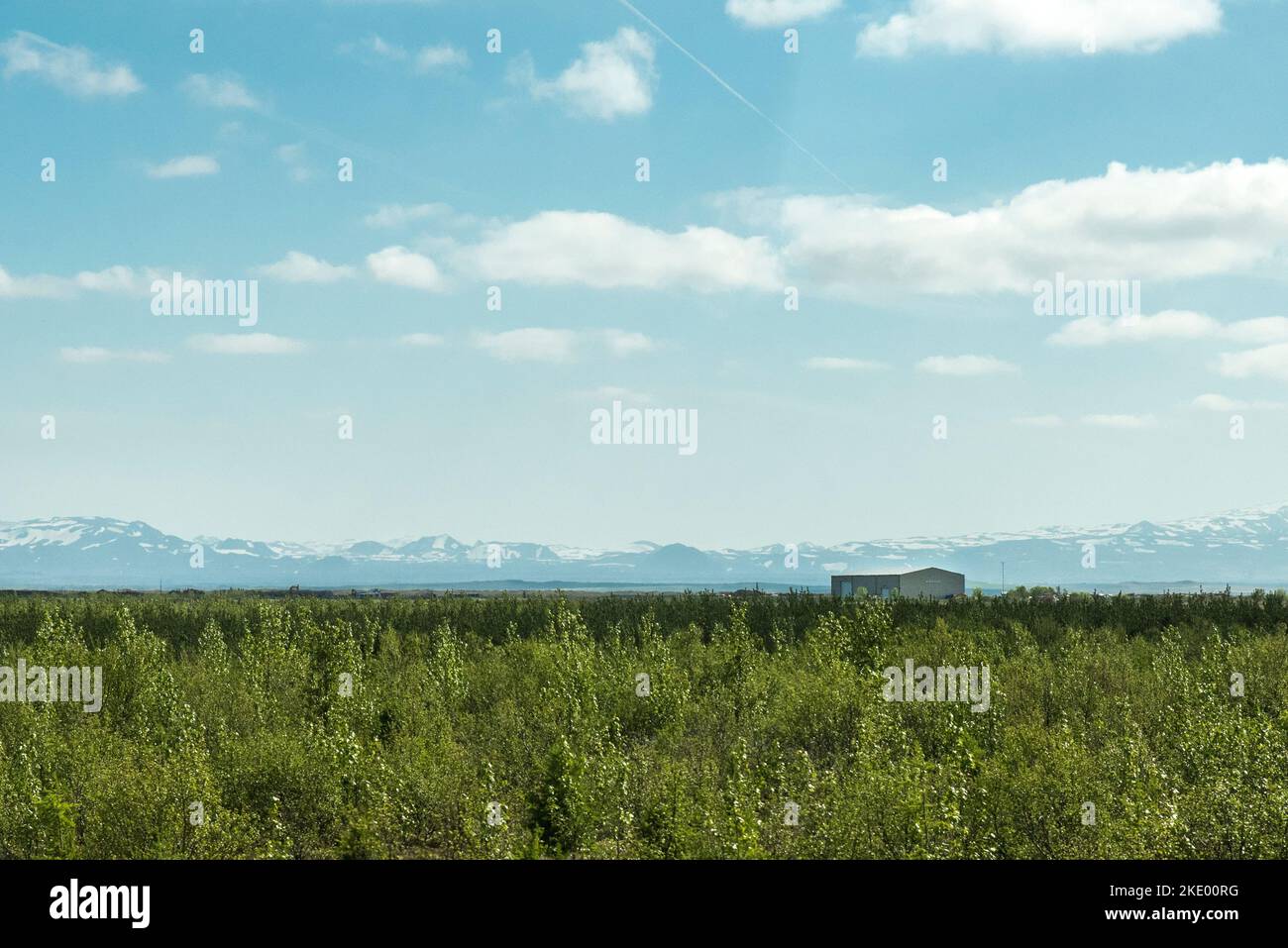 A natural landscape of a field Stock Photo - Alamy