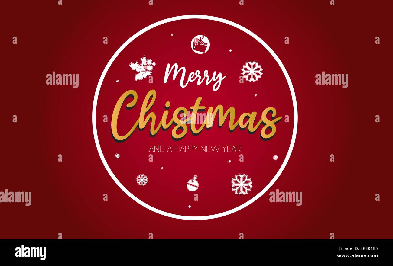 merry christmas new year background vector Stock Vector Image & Art - Alamy