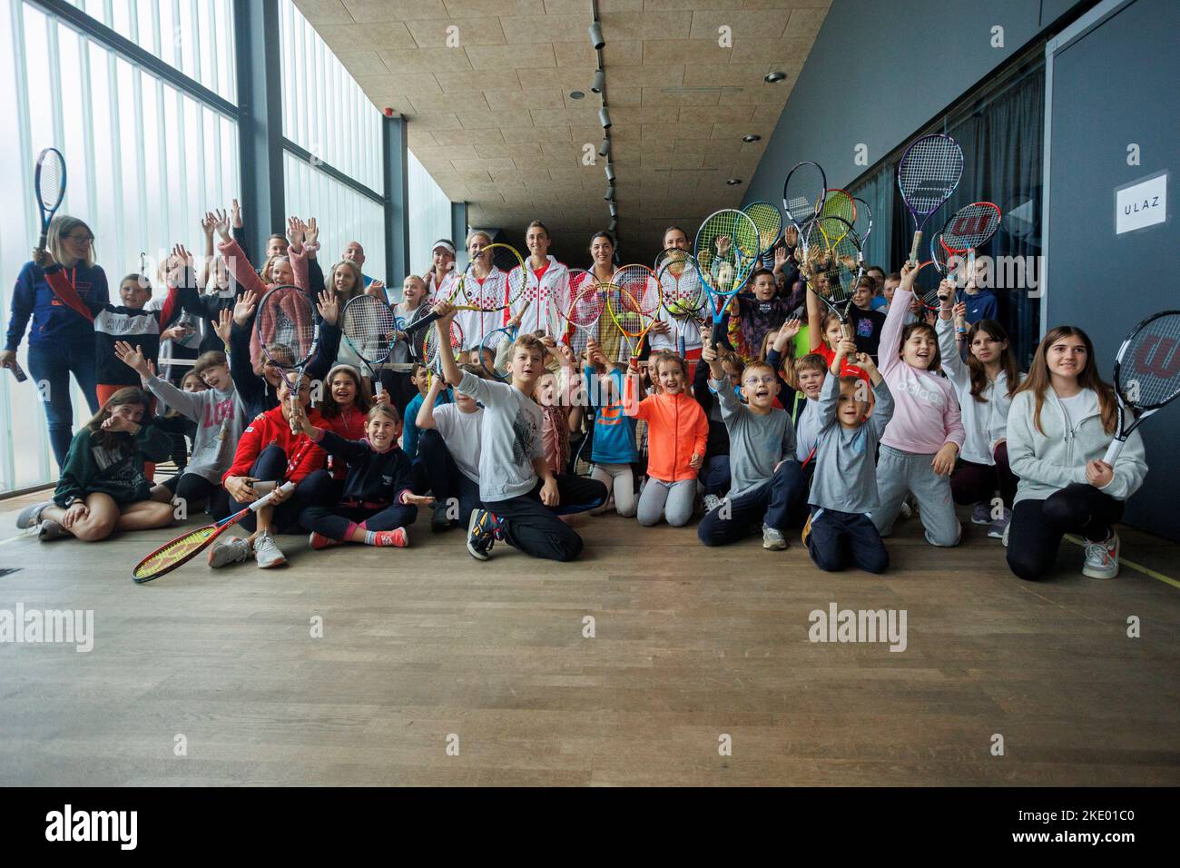 Rijeka, Croatia. 09th Nov, 2022. Petra Marcinko, Tara Wurth, Petra ...