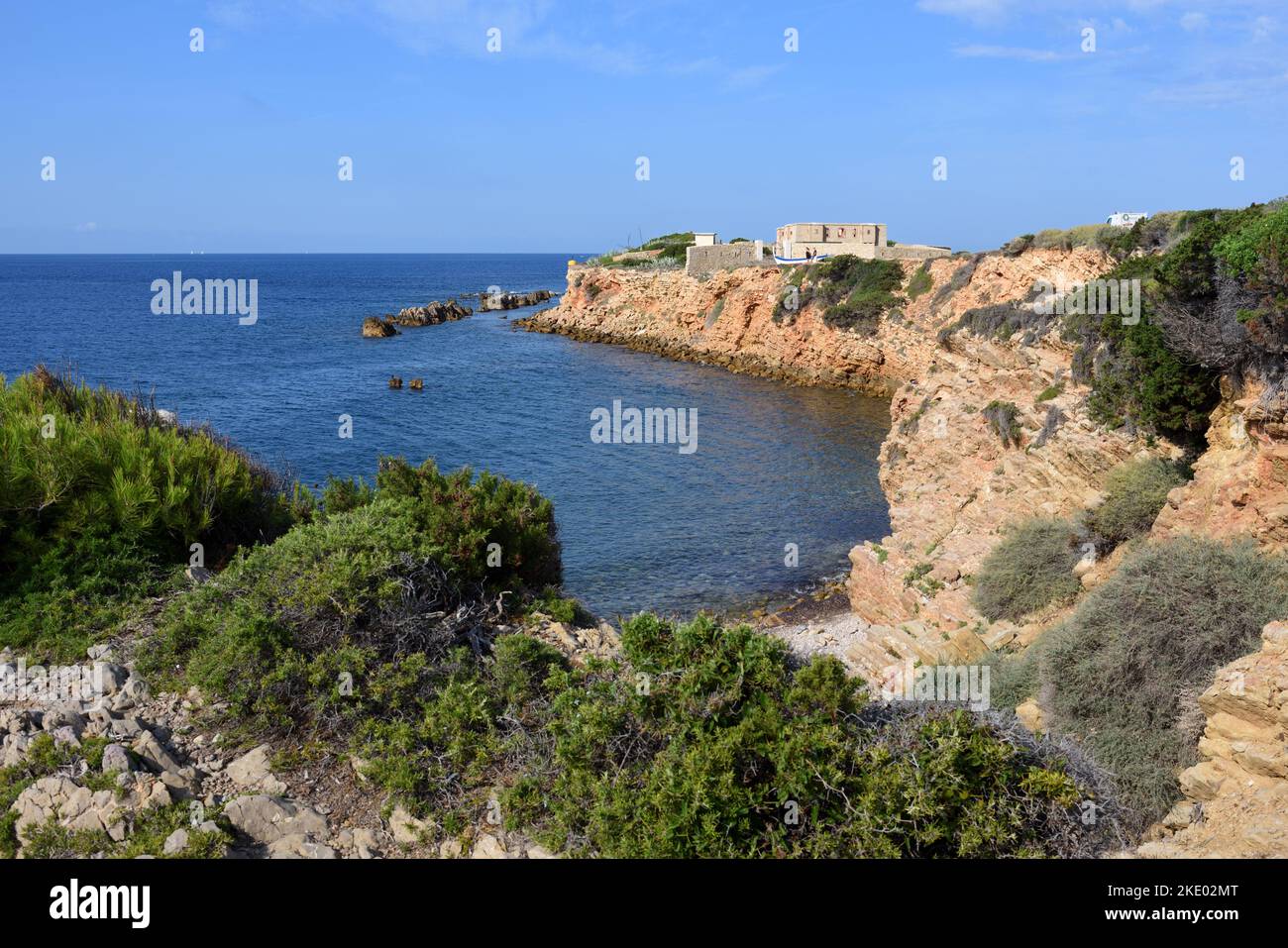 Fort de la Pointe de la Cride Coastline, Coast & Beach Sanary or Sanary ...