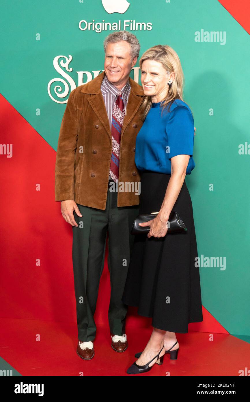 NEW YORK, NEW YORK - NOVEMBER 07: Will Ferrell and Viveca Paulin attend ...