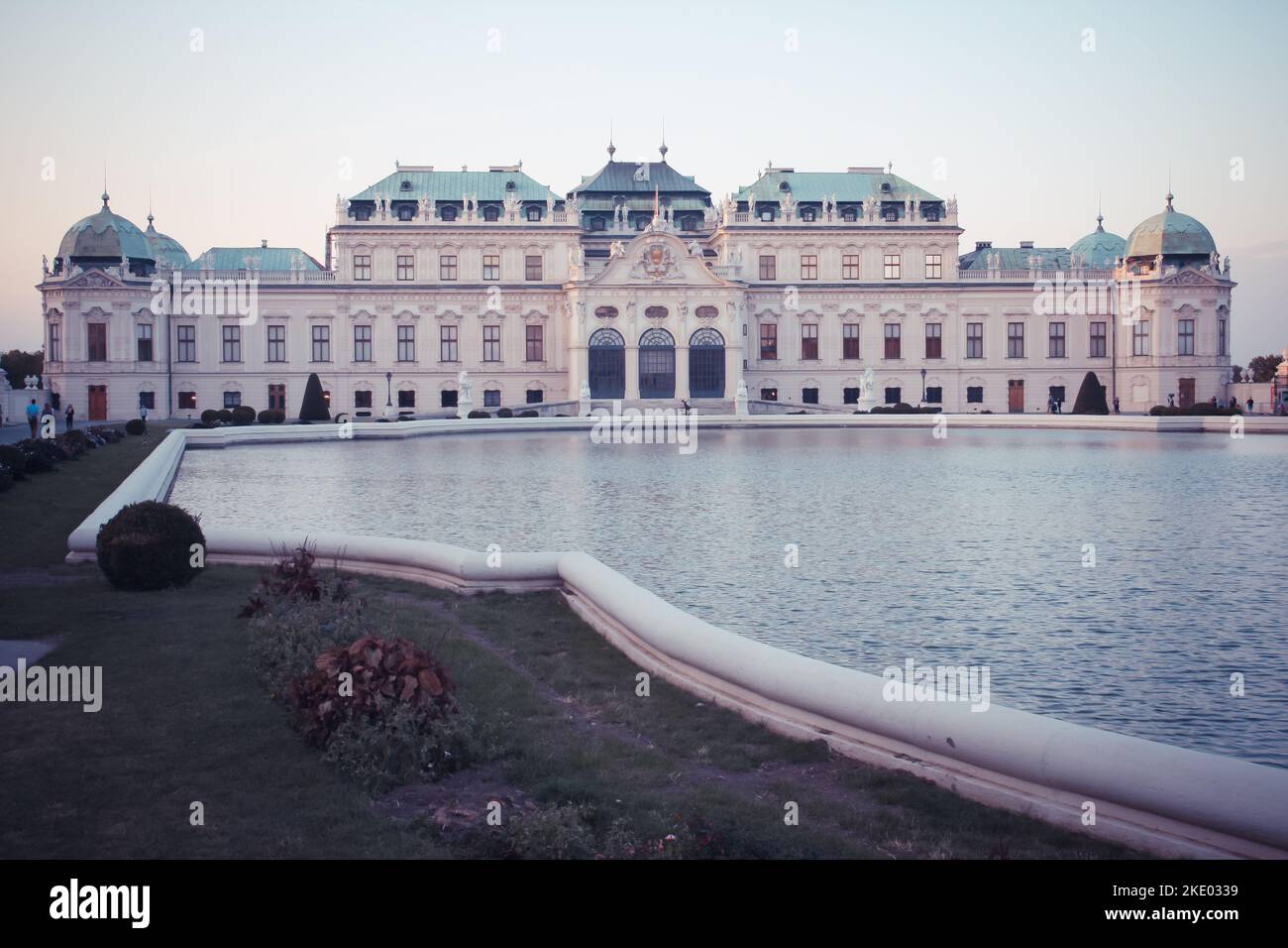 The Austrian Gallery Belvedere, Museum in Vienna, Austria Stock Photo ...